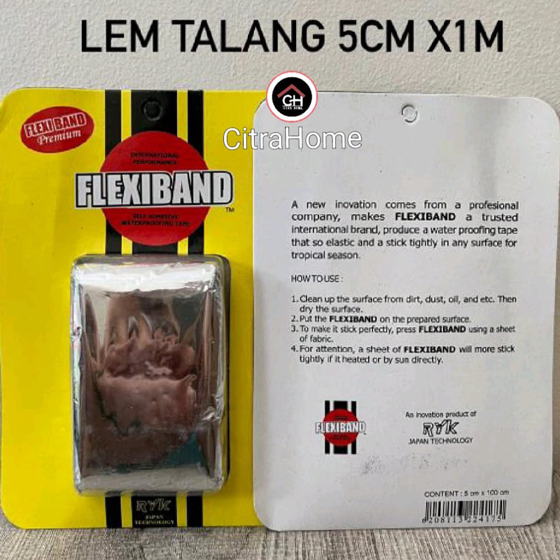 Jual Lem Talang 5cm x 1 m Flexiband | Shopee Indonesia