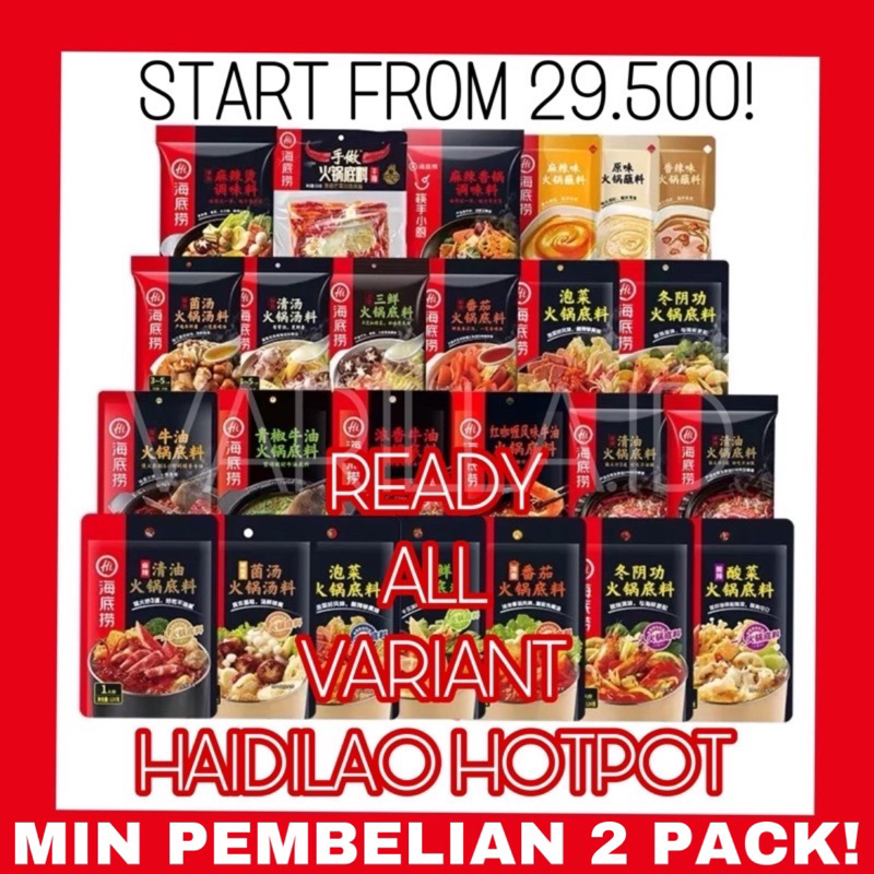 Jual Haidilao Terlengkap & Harga Terbaru Mei 2026 | Shopee Indonesia
