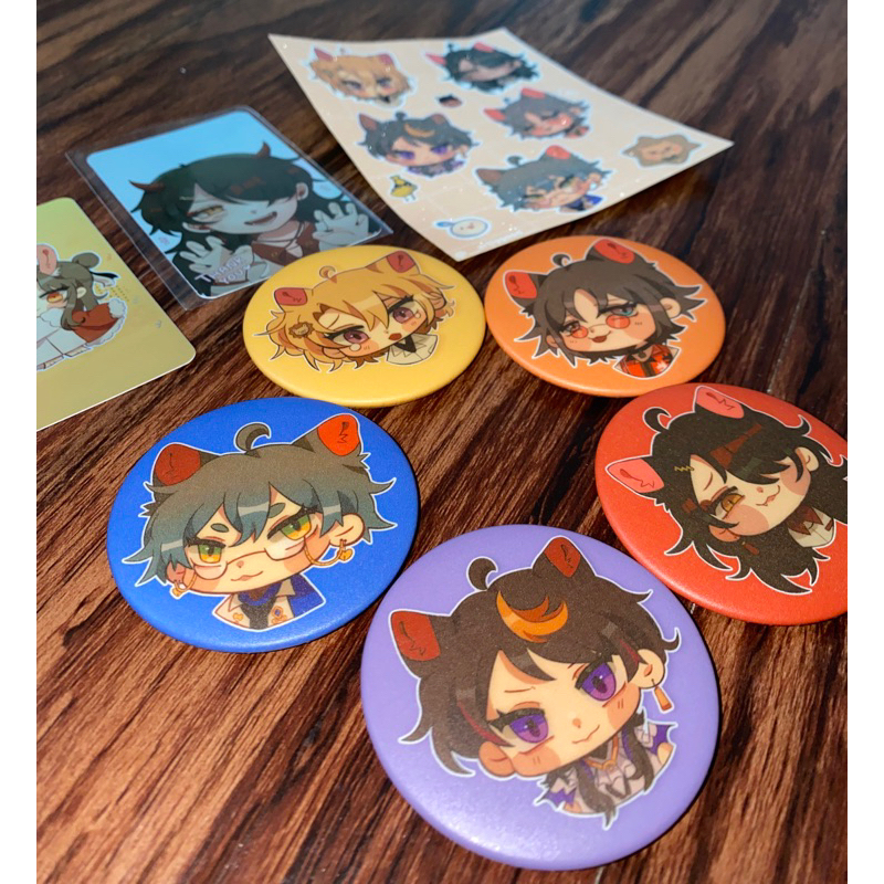 Jual Luxiem sticker and pin (NIJISANJI EN) | Shopee Indonesia