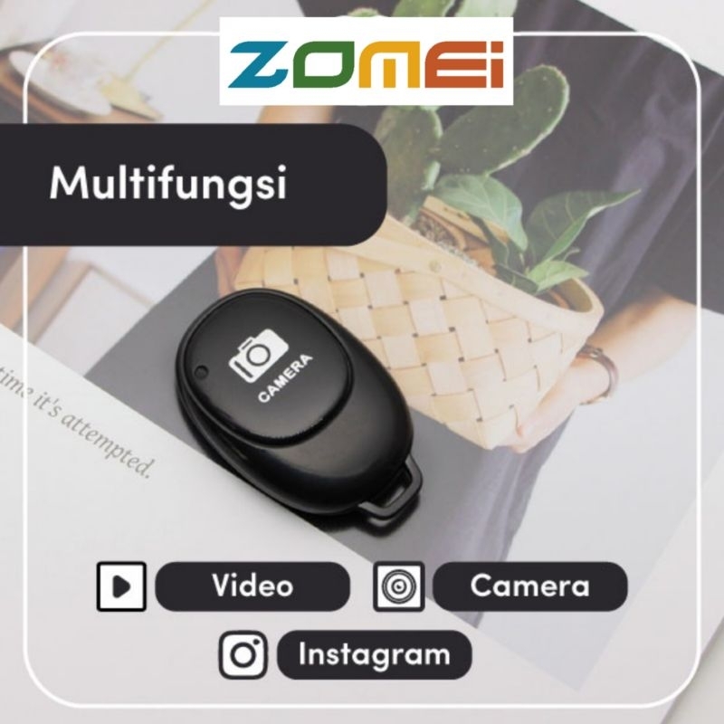 Jual Remote Bluetooth Selfie Remote Shutter Wireless Kamera HP ...