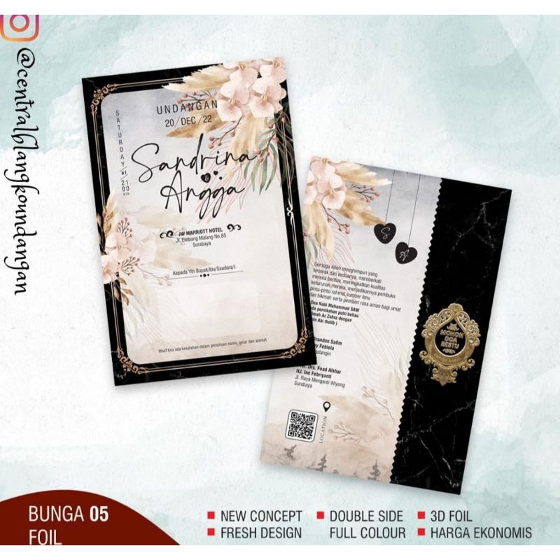 Jual undangan pernikahan murah undangan nikah viral undangan nikah ...