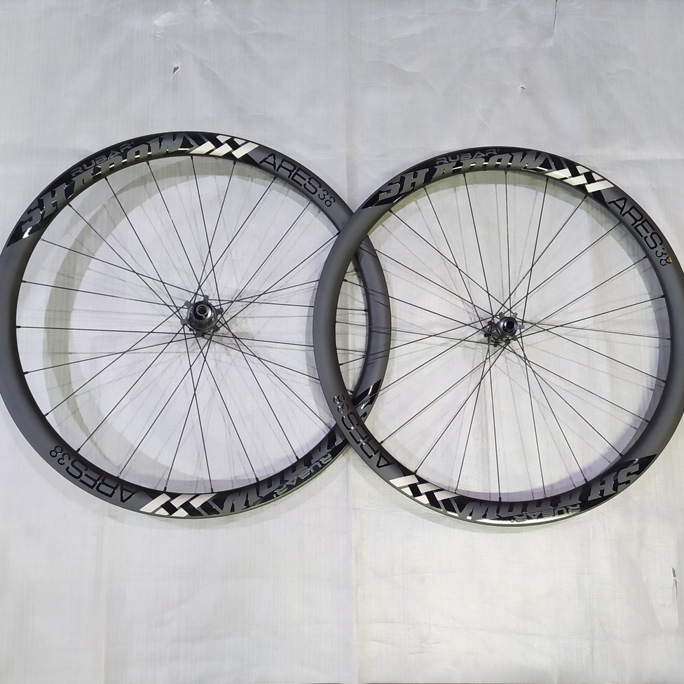 Jual Wheelset Sepeda 700c Rubar Shadow Ares 38 Carbon Disc Brake ...