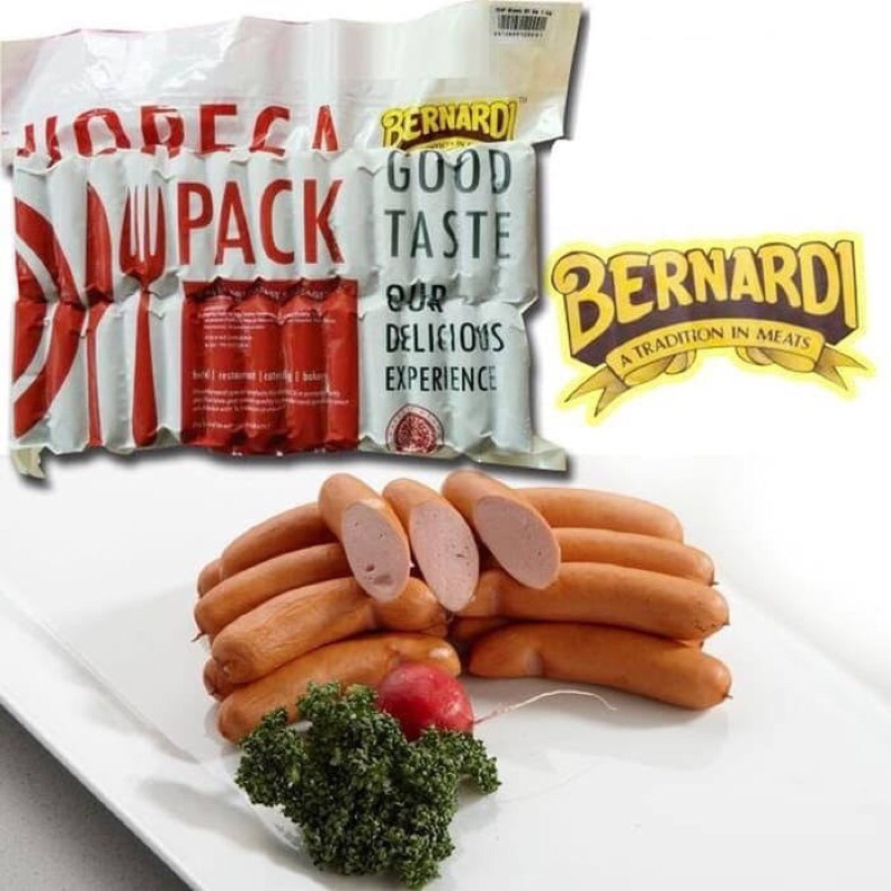 Jual sosis bernardi horeca pack 1kg | Shopee Indonesia