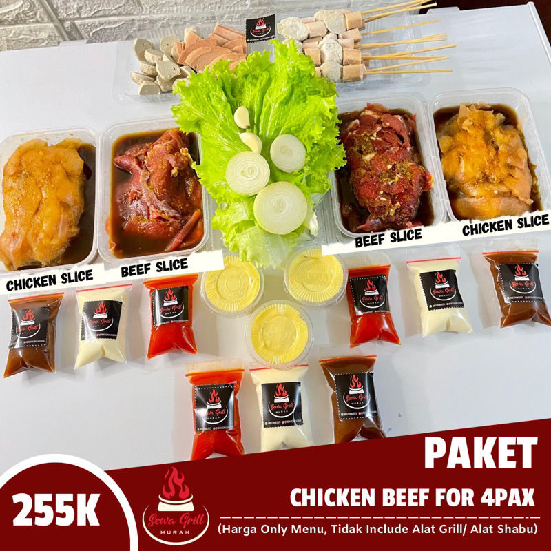 Jual PAKET CHICKEN BEEF FOR 6PAX (PAKET BBQ || PAKET GRILL) | Shopee ...