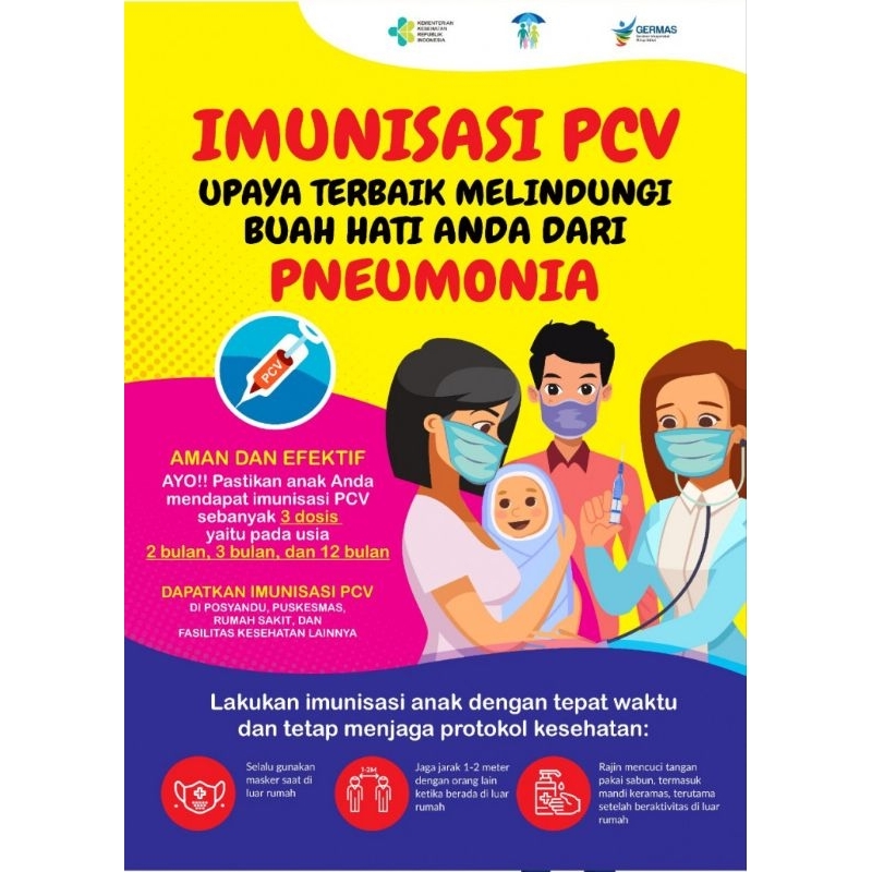 Jual Poster Imunisasi PCV | Shopee Indonesia