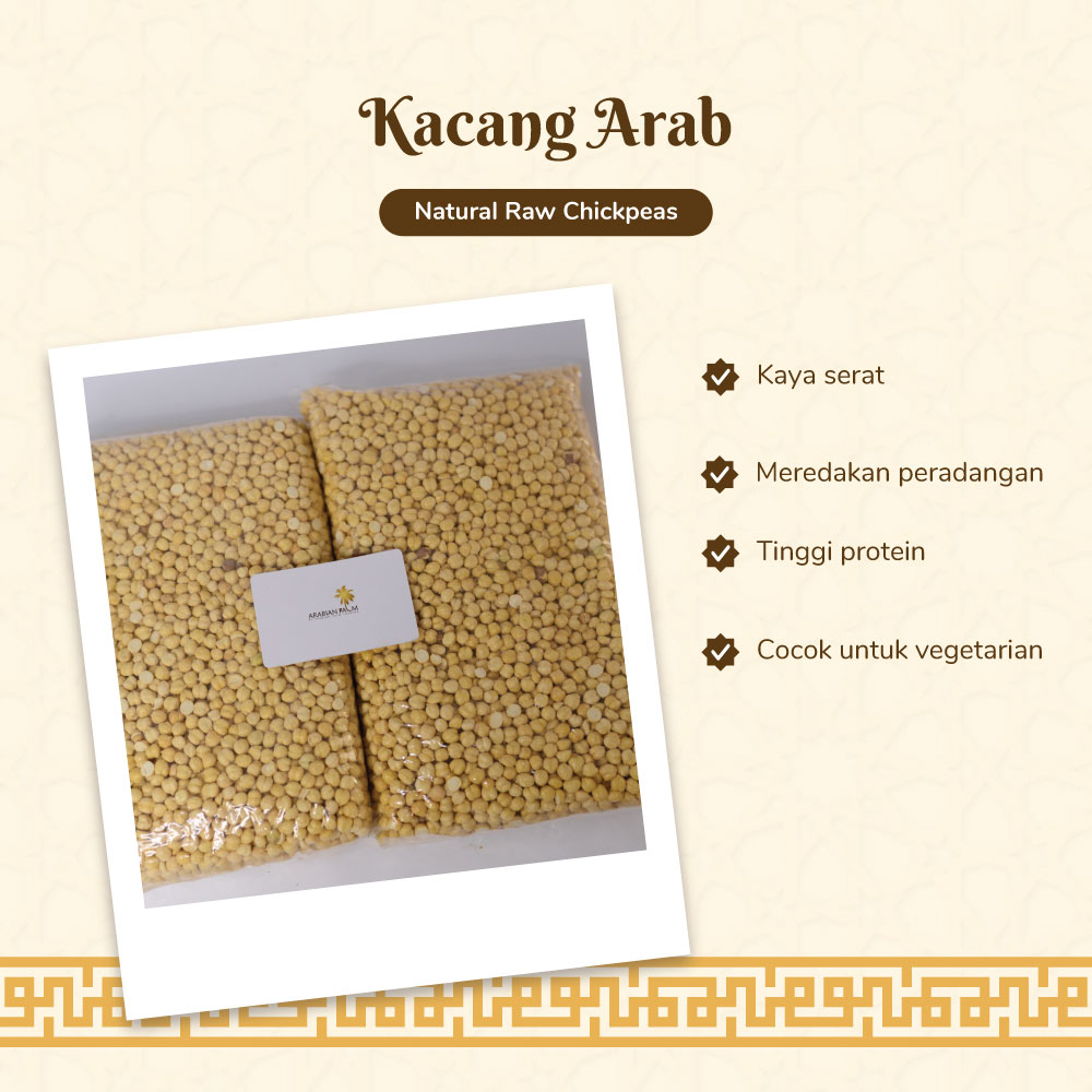 Jual Arabian Palm - Kacang Arab Mentah Original 1kg Kaya Manfaat ...