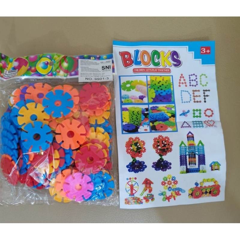 Jual Mainan blok Bongkar pasang bombik bombiq tazos import kantong ...