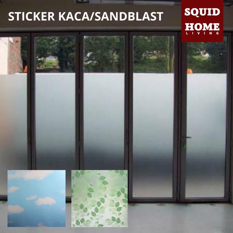 Jual STICKER KACA SANDBLAST LEBAR 90CM & 120CM | Shopee Indonesia