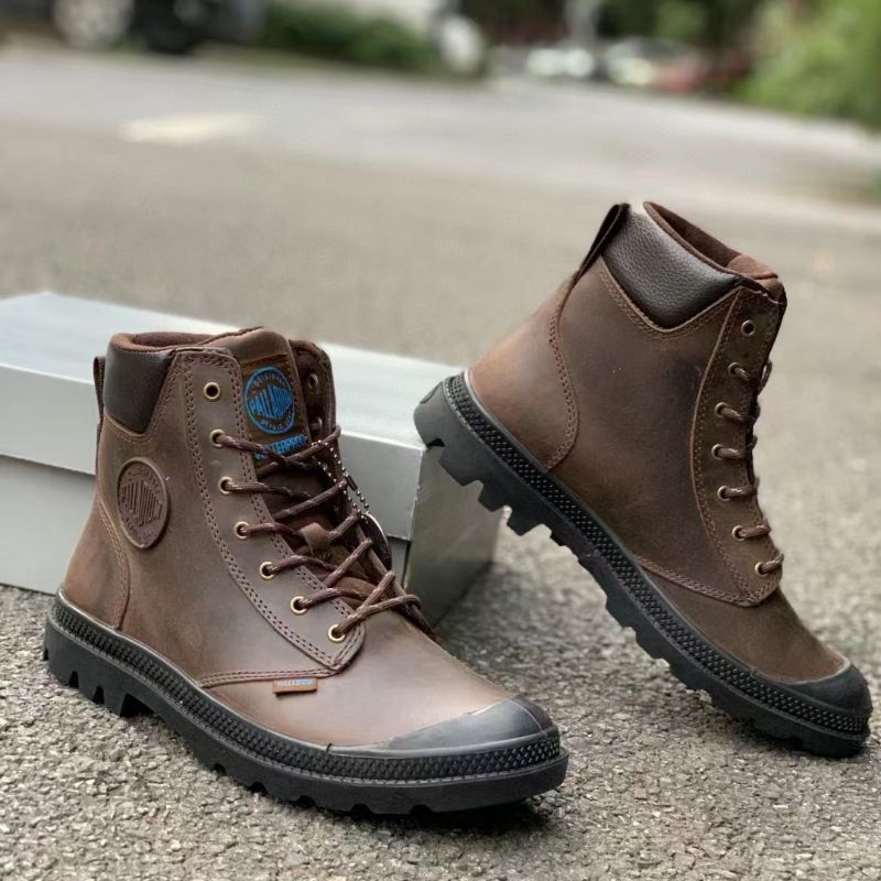 Jual (New) Sepatu Pria Palladium Pampa Cuff WP Lux Boots Rain style ...
