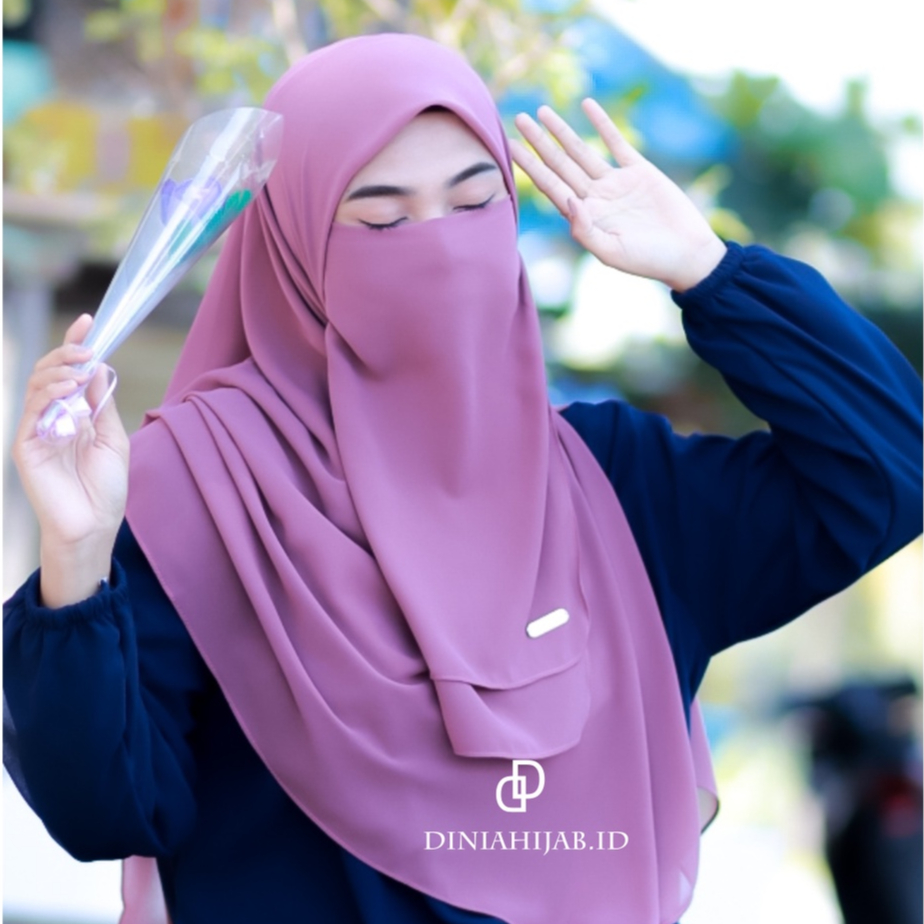 Jual Cadar Tali Twist Muslimah dua layer Lapis Ceruty Armany babydoll Diniahijab premium terbaru ...