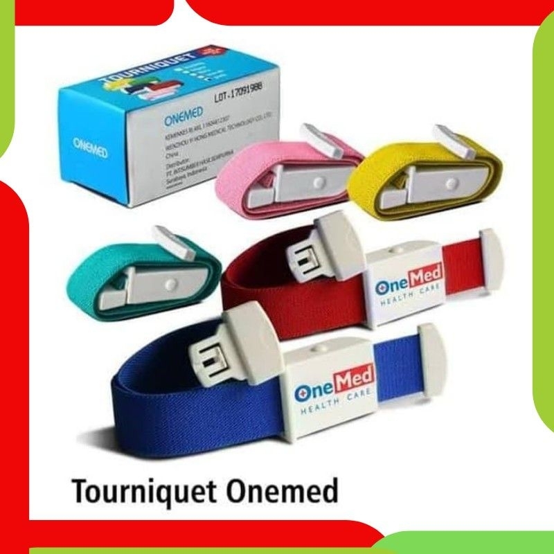 Jual Tourniquet One Med alat pengikat lengan ambil darah Turniket one ...