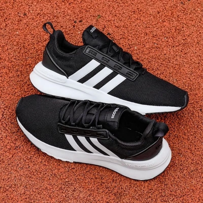 Jual Adidas Cloudfoam Racer TR21 Core Black / Ftwr White Original ...