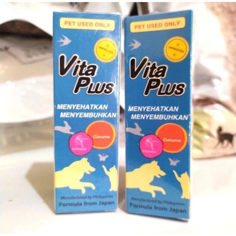 Jual Vitaplus Vita plus 30ml vitamin Kucing Anjing Suplemen Multivitamin | Shopee Indonesia