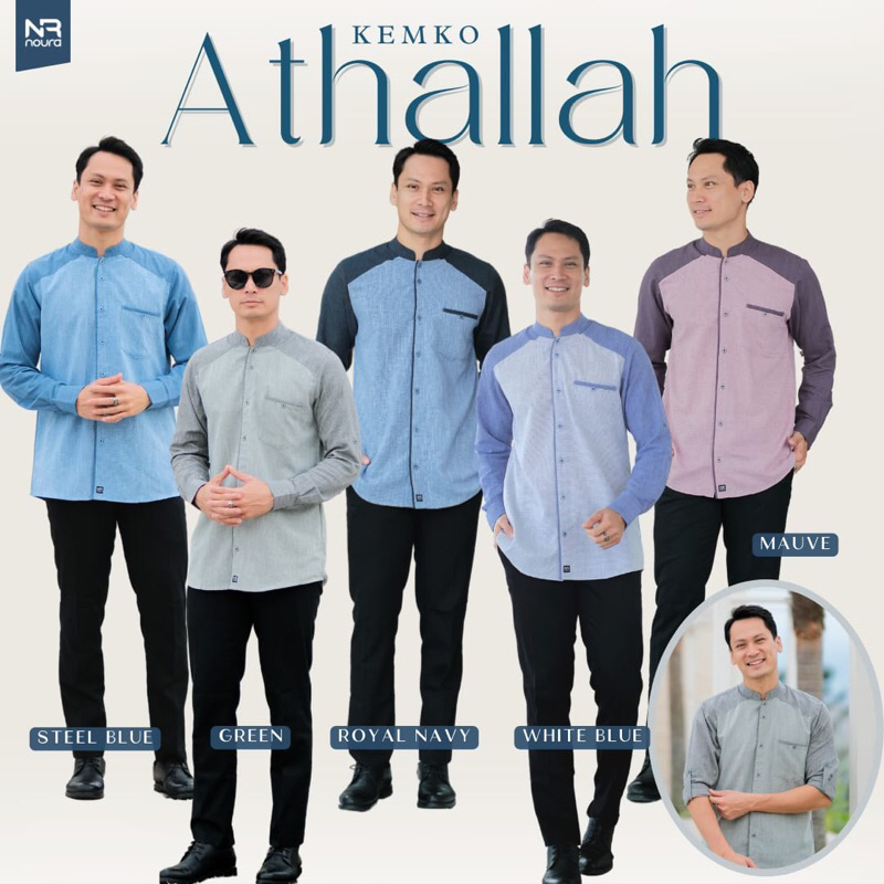 Jual Kemko Athallah Nubi Noura / Kemko couple / Koko lebaran / Family Set | Shopee Indonesia