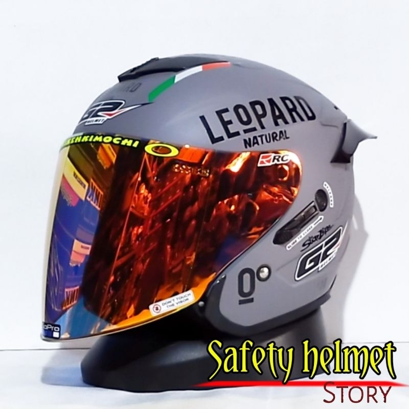 Jual Helm Half Face G2 OPTIMAX Solid White/modif Paket Ganteng REDBULL ...