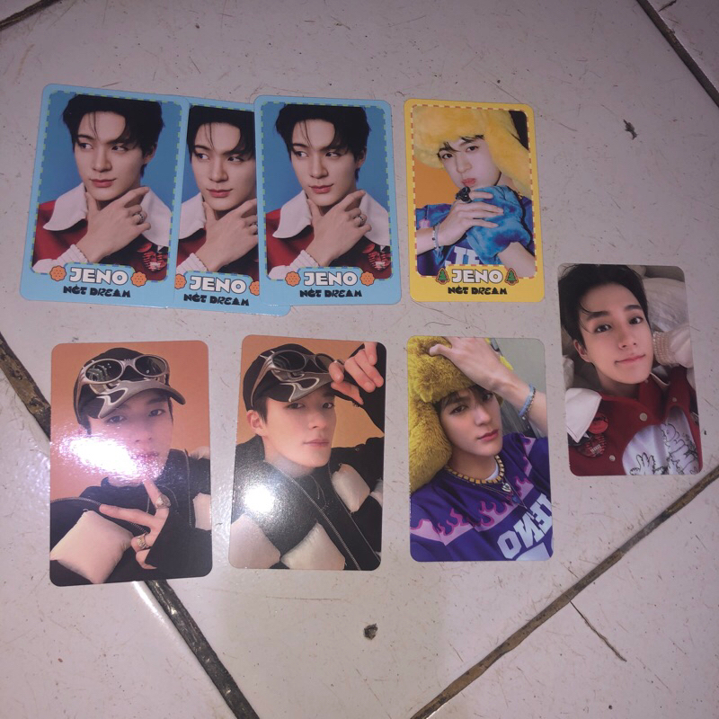 Jual Official photocard Jeno Trading card TC candy a ver b ver | Shopee ...