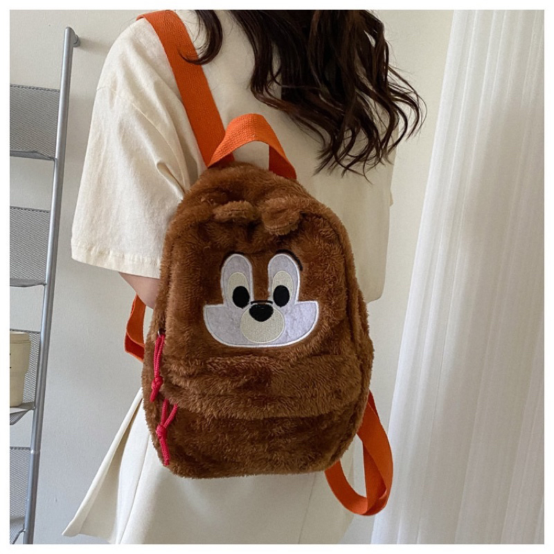 Jual (COD) Tas Ransel Disney Plushie Karakter Lotso Monster Inc Pooh ...