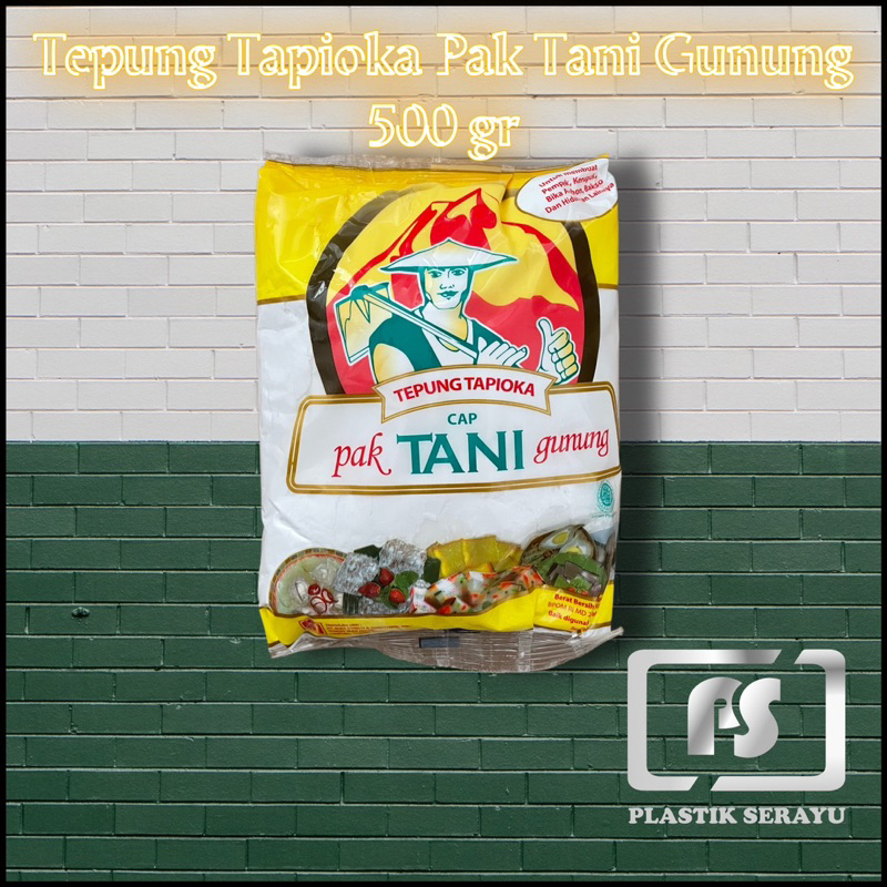 Jual Tepung Tapioka Pak Tani Gunung 500 gram - Tapioka / Sagu tani pak ...