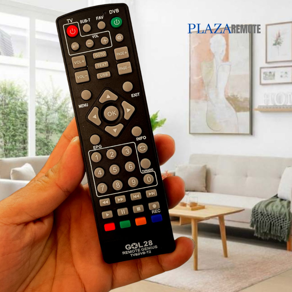 Jual REMOTE DVB T2 GOL 28 GENIUS UNIVERSAL SEMUA MERK | Shopee Indonesia