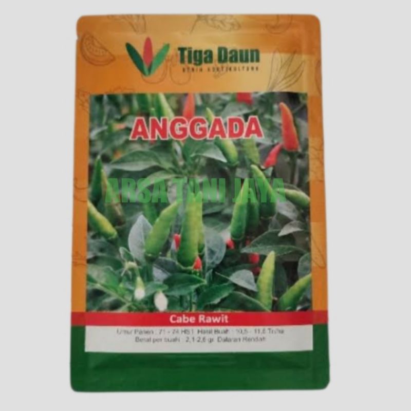 Jual Benih Cabe Rawit Hijau Anggada 10Gram - Cap Tiga Daun | Shopee ...