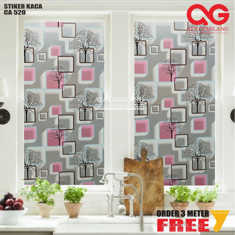 Jual Stiker Kaca Jendela Rumah/Sticker Kaca/Stiker Jendela/Stiker Kaca ...
