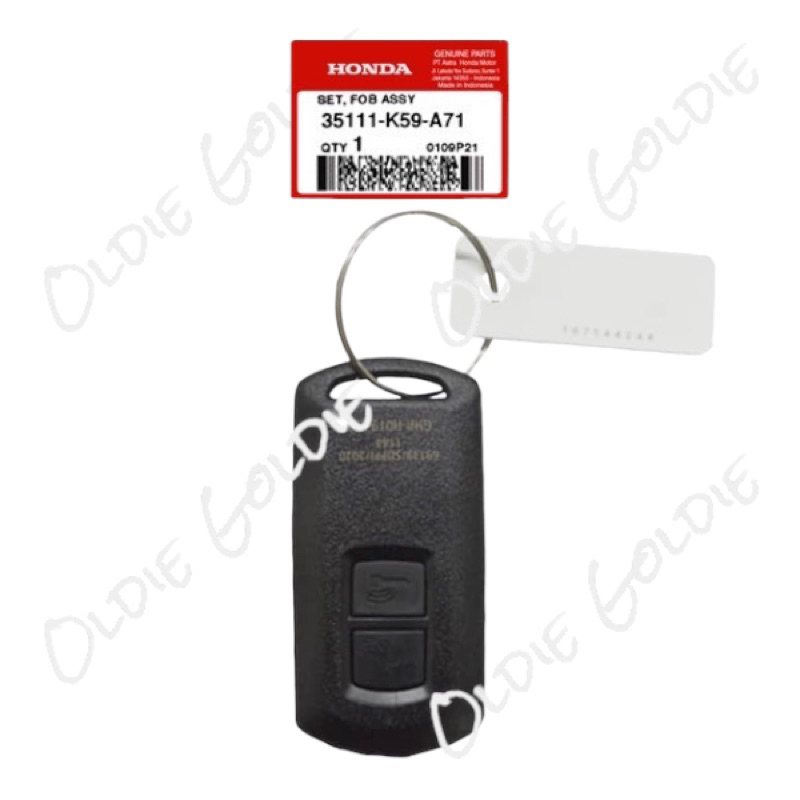 Jual 35111-K59-A71 Remote Alarm Smart Key Set Fob Assy Vario 150 ...