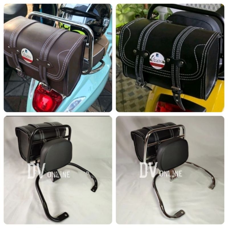 Jual Back Rack / Backrack Vespa Primavera LX S125/150 Gts dan New ...
