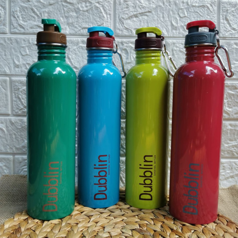 Jual BOTOL MINUM DUBBLIN MY BOTTLE 750 ML & 1 LITER THERMOS DUBBLIN ...