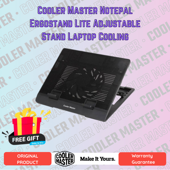Jual Cooler Master Notepal Ergostand Lite Adjustable Stand Laptop ...