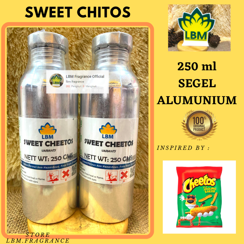 Jual Bibit Parfum LBM - SWEET CHEETOS ( 250 ML Segel Alumunium Pabrik ...