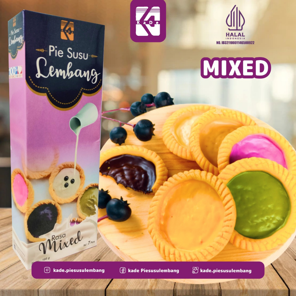 Jual PIE SUSU | PIE SUSU LEMBANG KADE Isi 7 pcs | 195gr | Shopee Indonesia