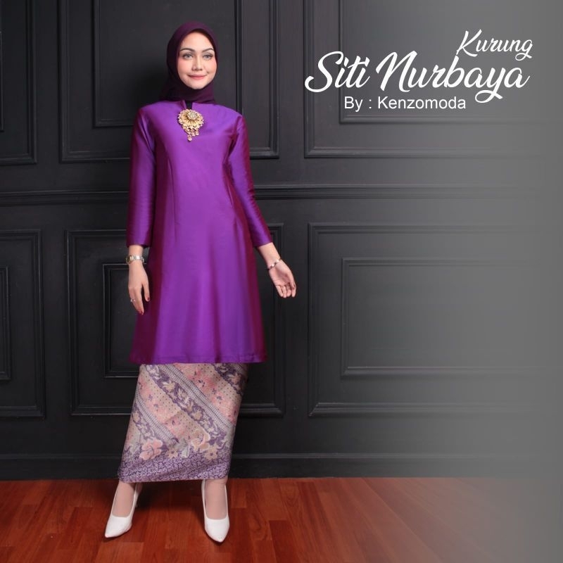 Jual (SET JUMBO) SETELAN KEBAYA KURUNG TAFETA JUMBO//KEBAYA SITI NURBAYA//KEBAYA KURUNG MELAYU ...