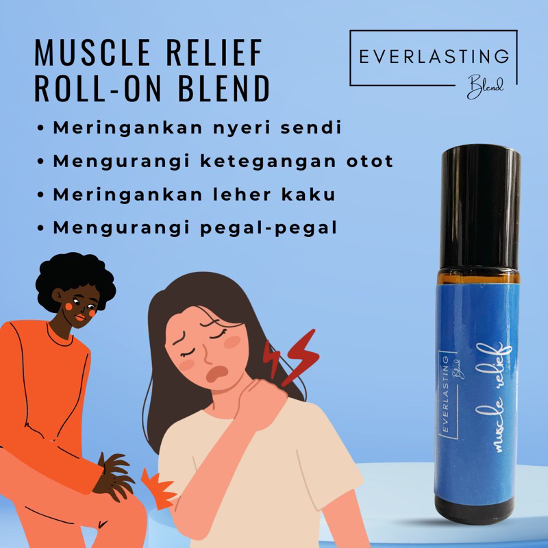 Jual Muscle Relief - Essential oil Blend kemasan Roll on 10ml - Pegal ...