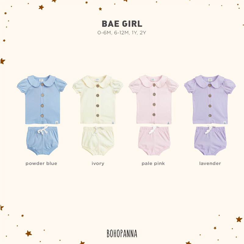 Jual MILESTONEKIDS - BAE GIRL SET BOHOPANNA | Setelan Bayi Perempuan ...