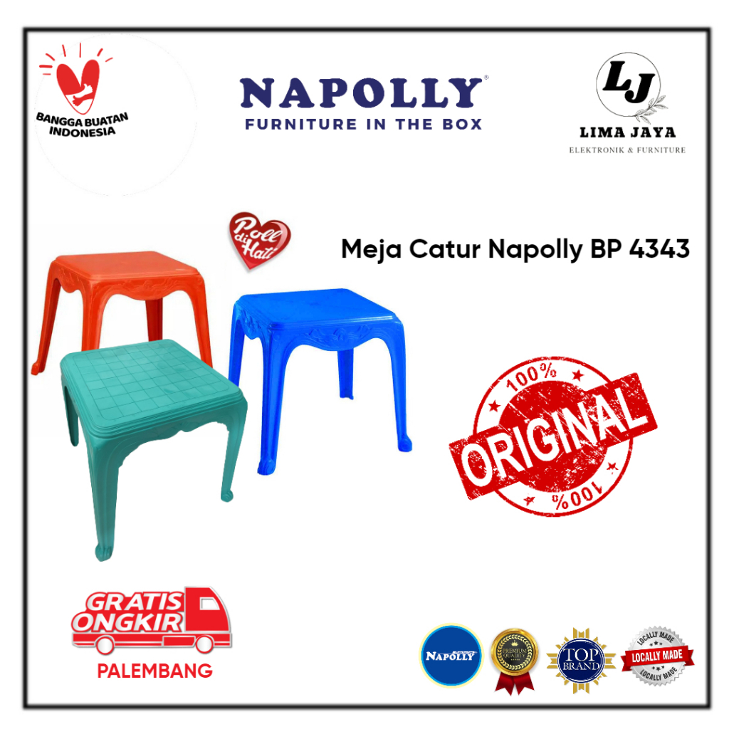 Jual Meja Plastik Catur Napolly BP4343 Meja Catur Napolly | Shopee ...