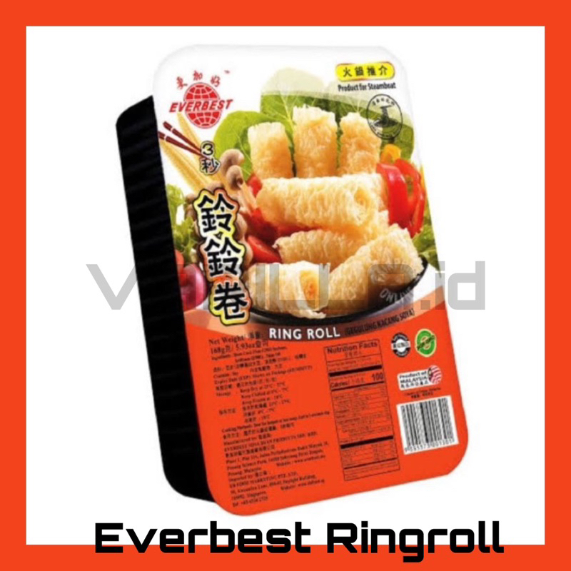 Jual Everbest Vegetarian Premium Ring Roll Steamboat / Ringroll Hotpot ...