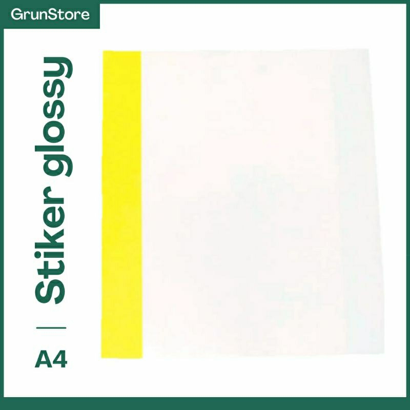 Jual Kertas stiker glossy a4 / kertas stiker a4 | Shopee Indonesia