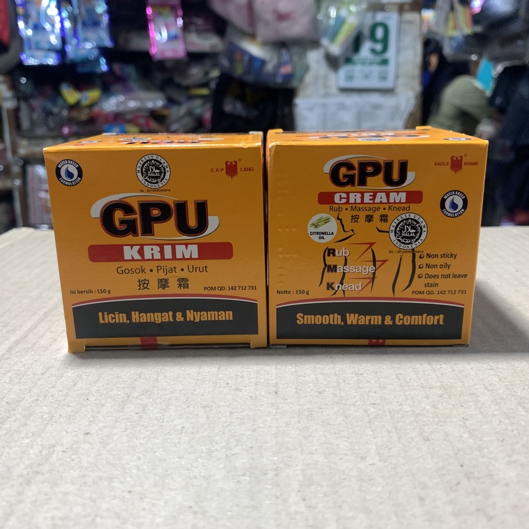 Jual GPU KRIM CAP LANG | MINYAK URUT | PEREDA NYERI OTOT | Shopee Indonesia