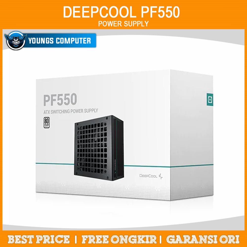 Jual PSU DEEPCOOL PF550 550W 80+ FLAT CABLE | Shopee Indonesia