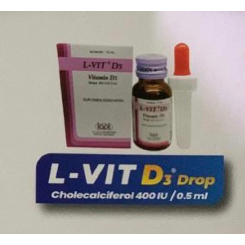 Jual L vit d3 drop 15 ml ( vitamin d3 bayi ) | Shopee Indonesia