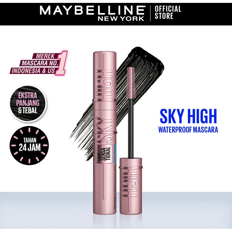 Jual SKY HIGH MASCARA LASH SENSATIONAL WATERPROOF MASCARA LIMITLESS ...