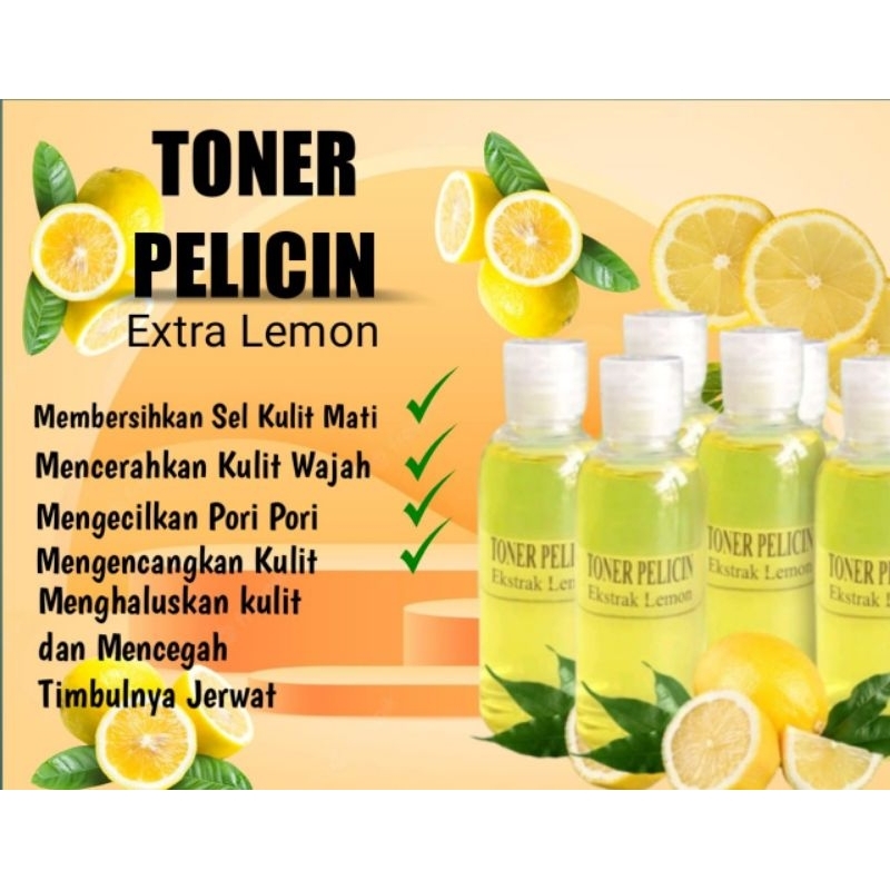 Jual Toner Pelicin EXTRA LEMON 60ML | Shopee Indonesia