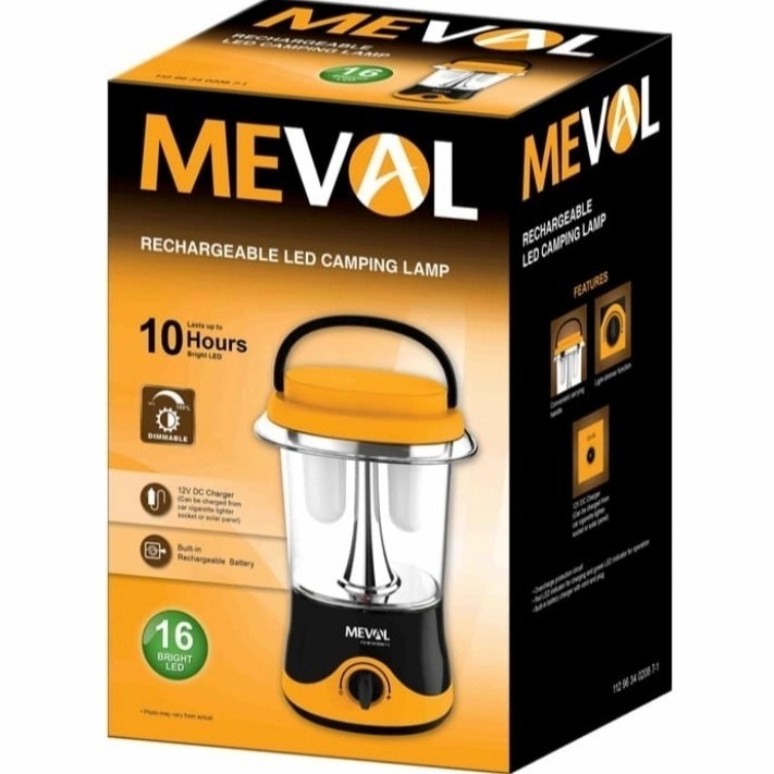 Jual Meval Lampu Camping Lampu Emergency Led Portable 2x8 Led Cahaya ...