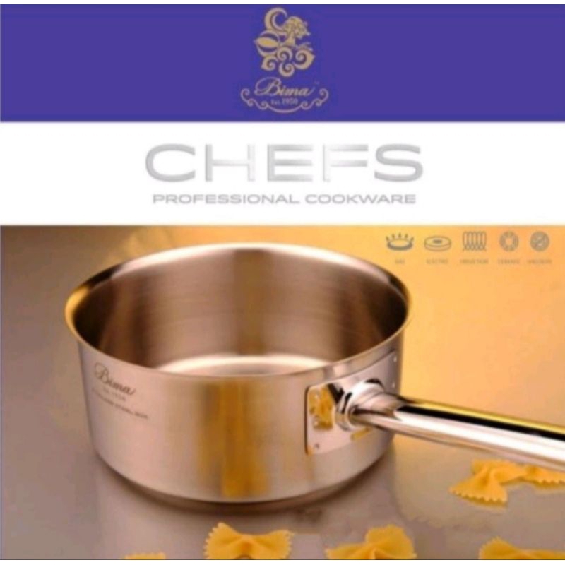 Jual bima chefs sauce pan 20x10cm (3,1L) BP1900720 /panci saus ...