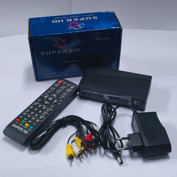 Jual DIGITAL STB SET TOP BOX HD 168 GOL SUPER HD BIRU | Shopee Indonesia