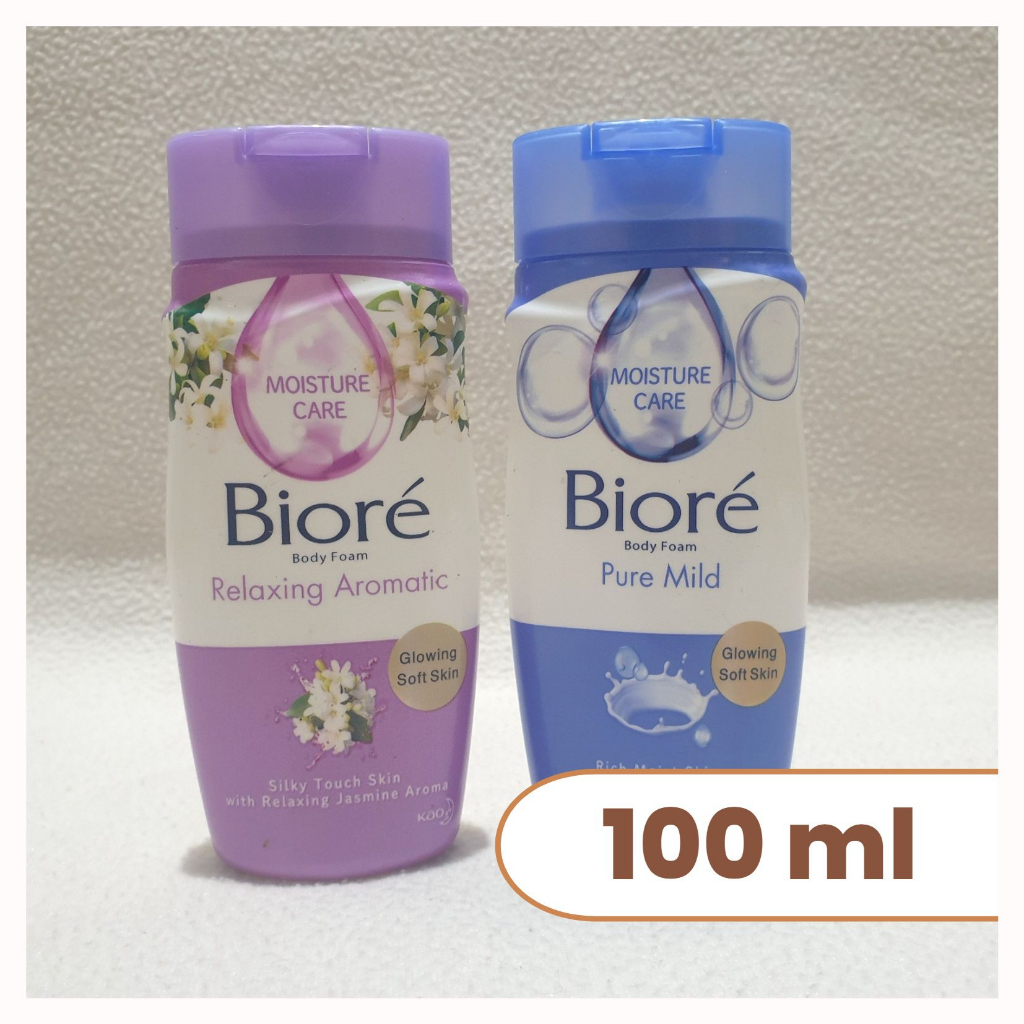 Jual Biore Botol 100 ml Moisture Care Body Foam / Sabun Mandi Cair ...