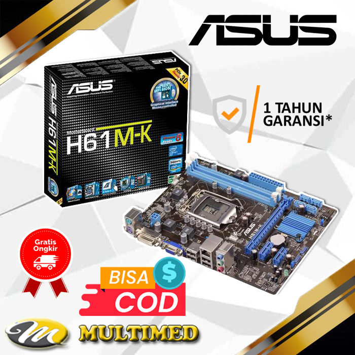 Jual Mainboard Mobo Motherboard LGA 1155 H61 DDR3 ASUS / Gigabyte ...
