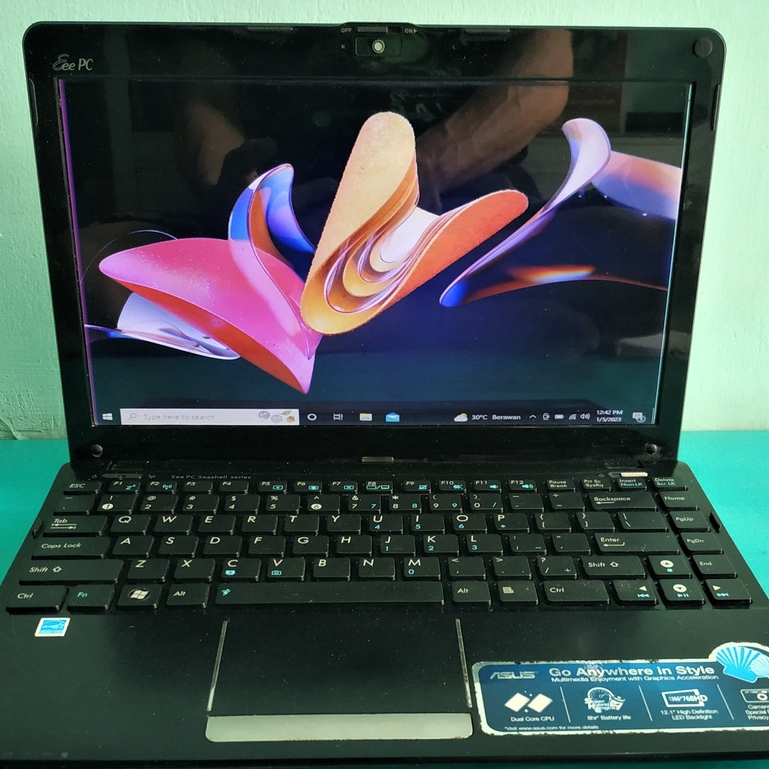 Jual Laptop Mini Bekas ASUS EeePC 1215 Intel Atom Murah ! Mesin normal ...