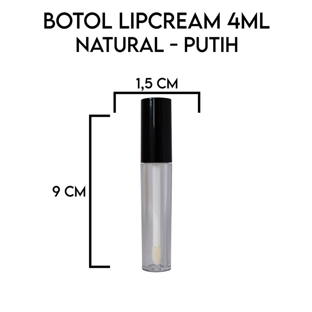 Jual botol lip cream kosong 4ml / lip gloss kosong / kemasan lip cream ...