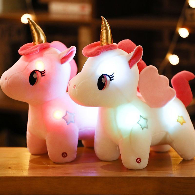 Jual Boneka Unicorn Warna Warni Little Pony LED Kuda Poni Bersayap ...